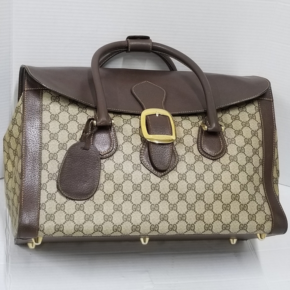 Gucci | Bags | Rare Collectors Vintage Gucci Travel Luggage Bag Set Unisex | Poshmark
